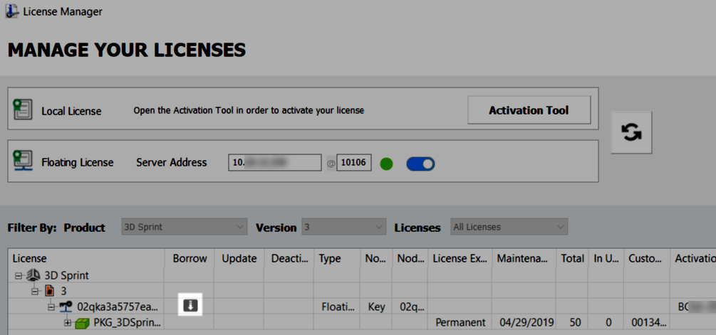 License Borrowing [CimLM]