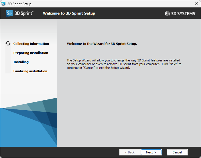 3D Sprint Installation Guide