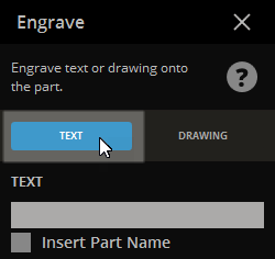 How to add labels/engrave in 3D Sprint