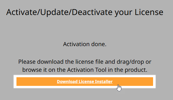 Offline Activation/Deactivation/Update [CimLM]